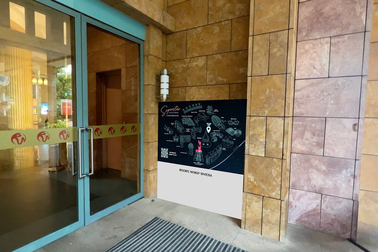 Rotunda to Equarius Hotel